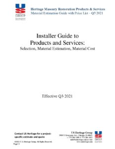 USHG – Product and Service Guide – Selection, Estimation, Cost – August ...